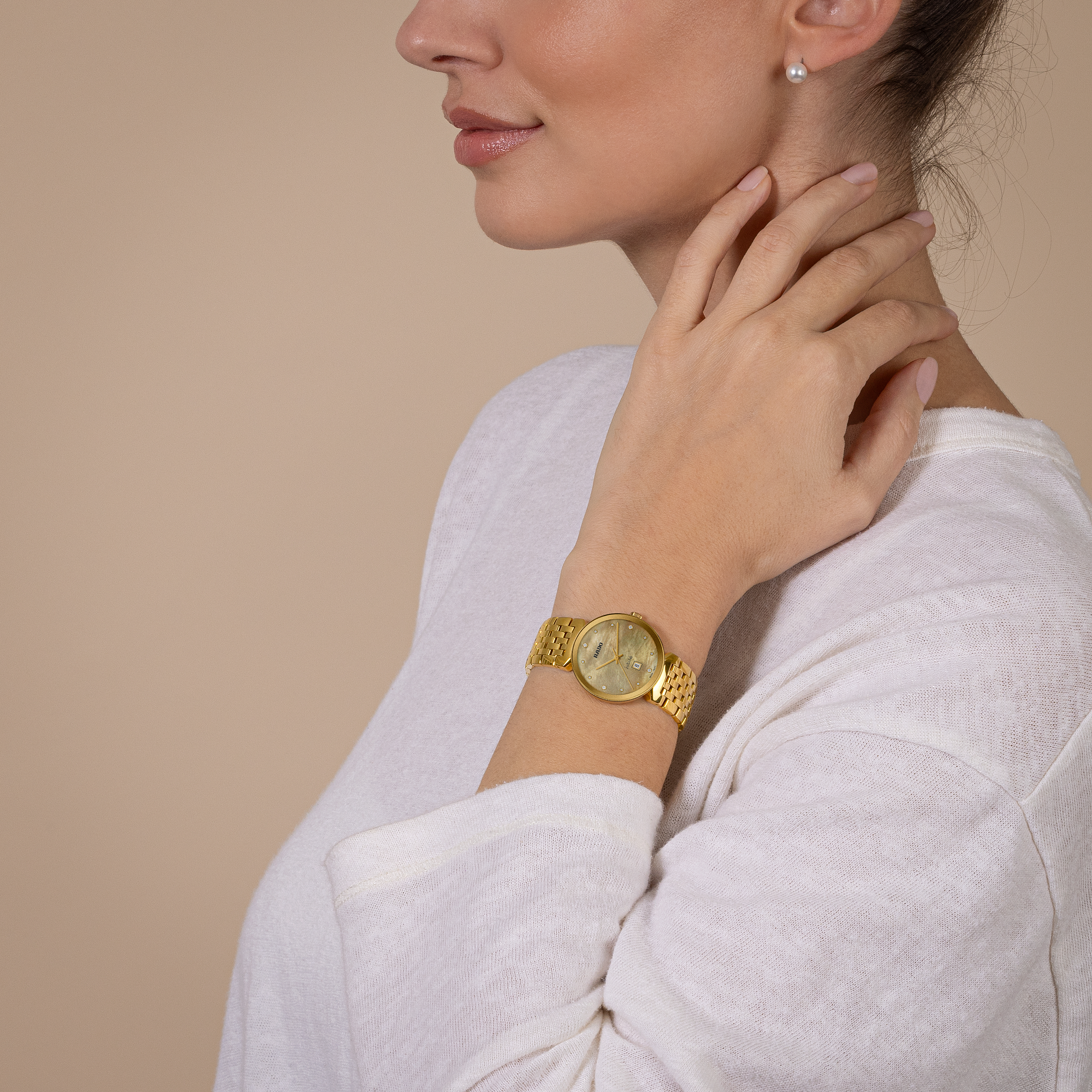 Florence Diamonds Stainless steel / PVD Watch R48915903 | Rado® United ...