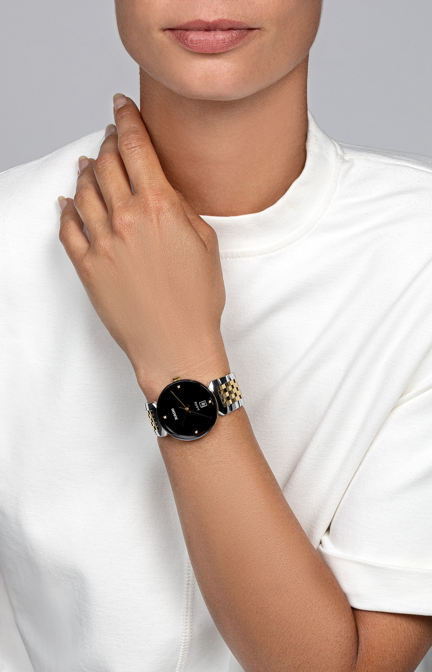 Florence Diamonds Unisex Stainless Steel Watch R48912703 | Rado® United ...