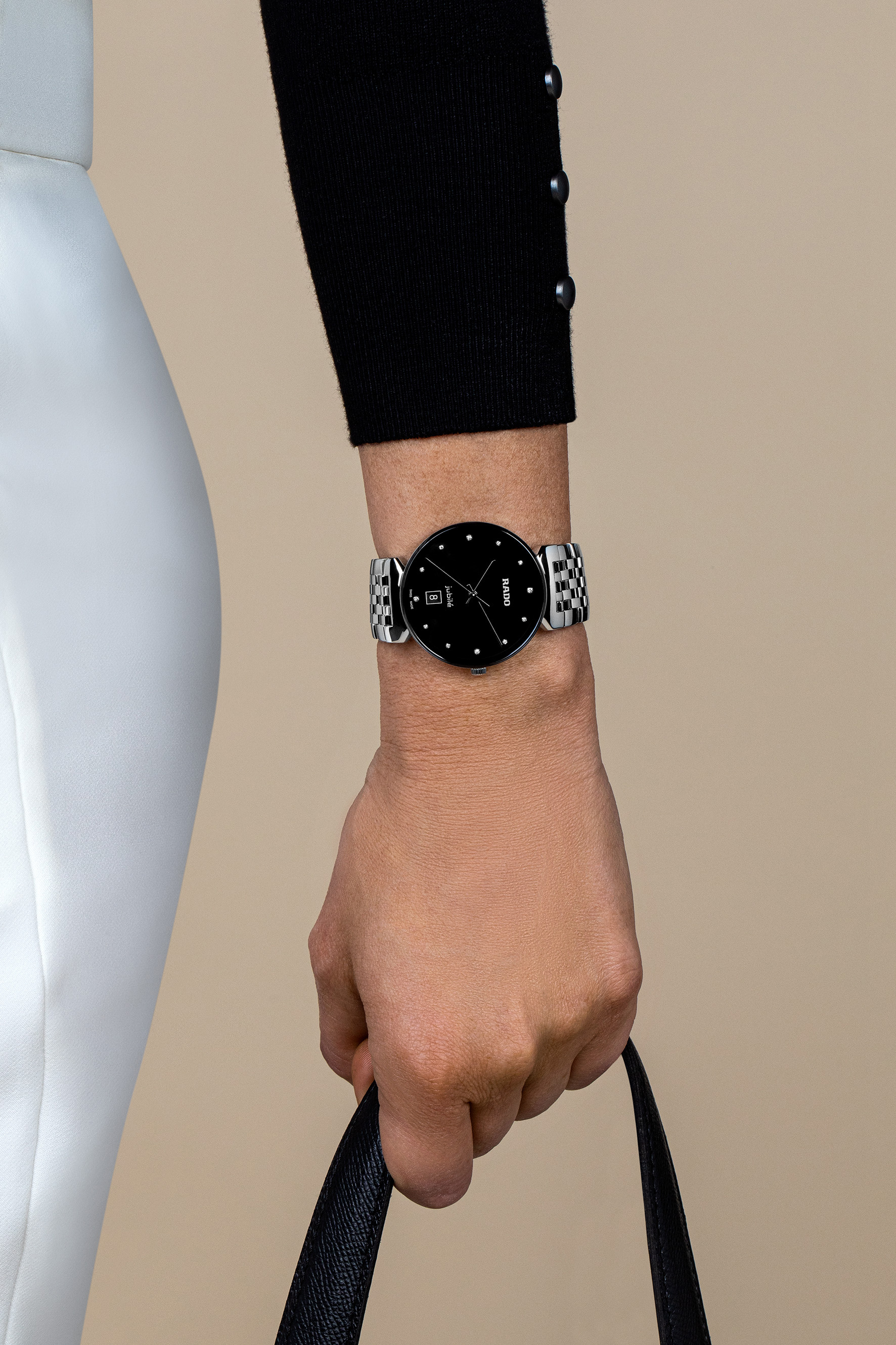 Florence Diamonds Unisex Stainless Steel Watch R48912733 | Rado® United ...