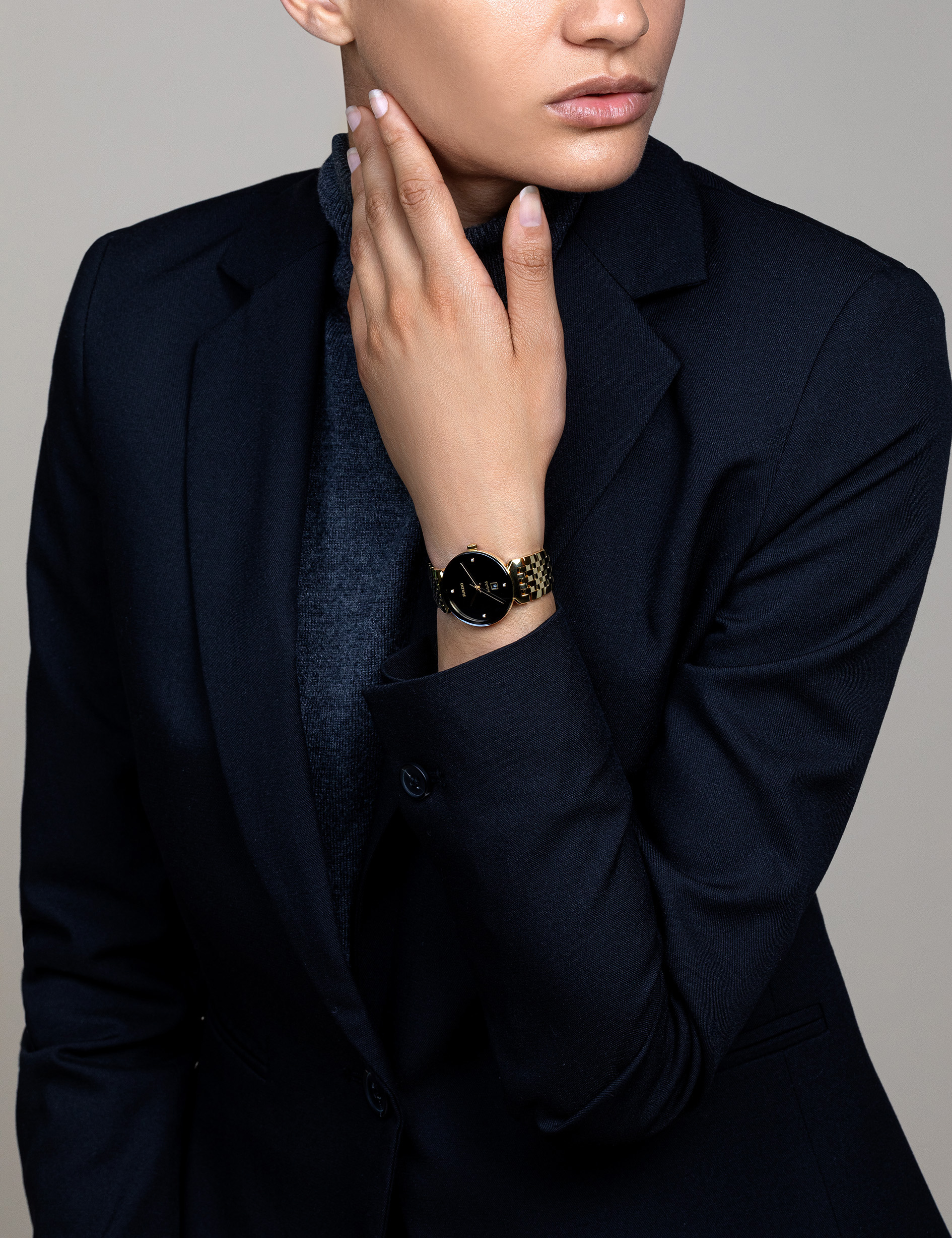 Florence Diamonds Stainless steel / PVD Watch R48915703 | Rado® United ...