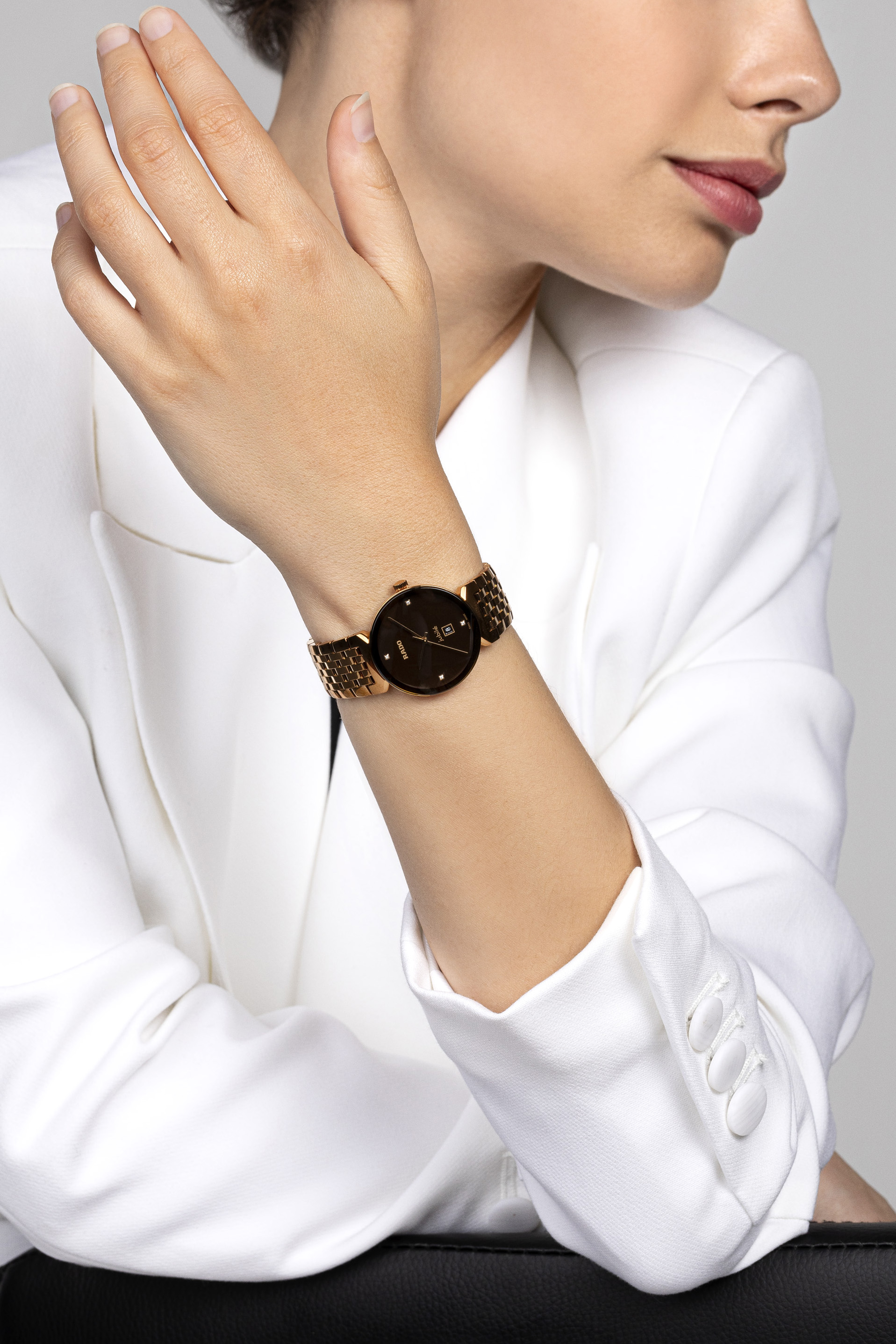 Florence Diamonds Women Stainless steel / PVD Watch R48917703 | Rado ...