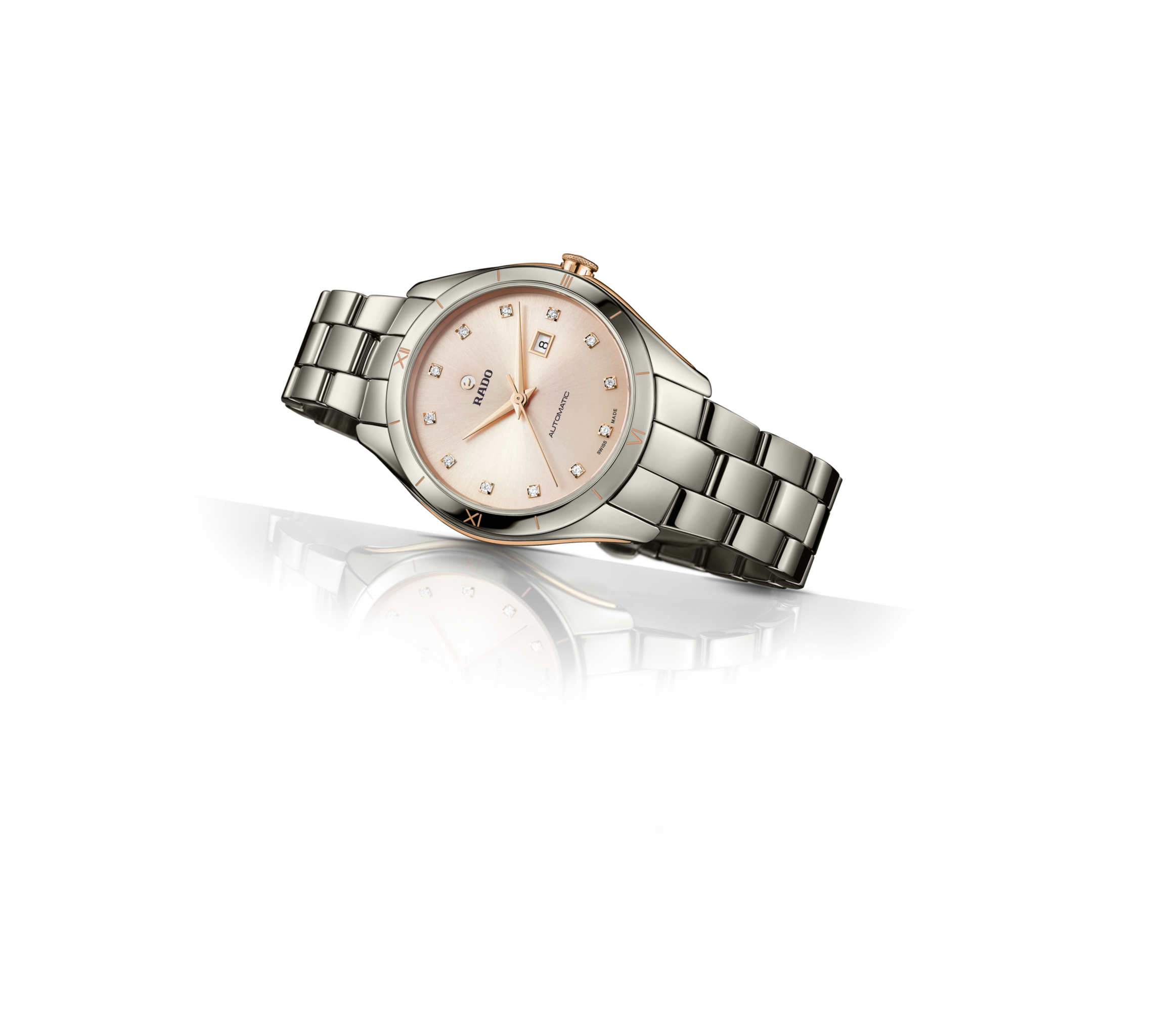 HyperChrome Automatic Diamonds Women Plasma High-Tech Ceramic Watch ...