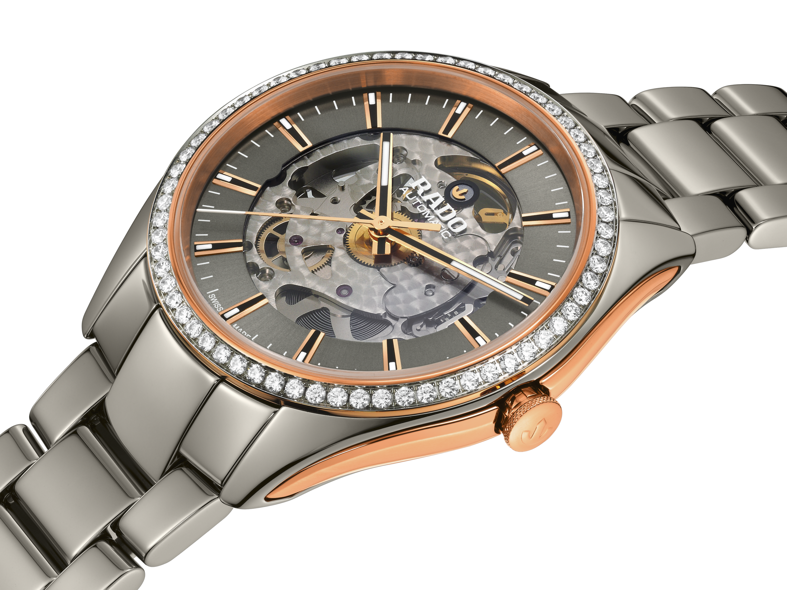 HyperChrome Automatic Diamonds Plasma High-Tech Ceramic Watch R32158102 ...