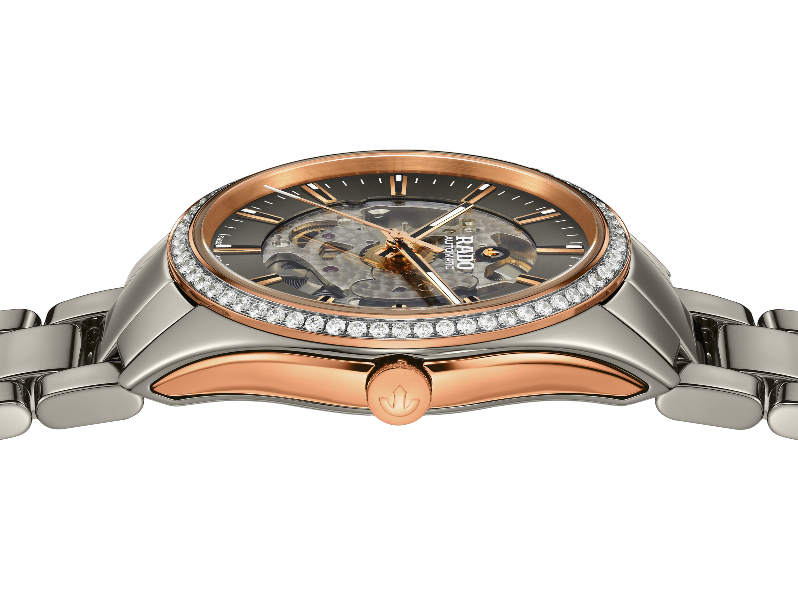 HyperChrome Automatic Diamonds Plasma High-Tech Ceramic Watch R32158102 ...