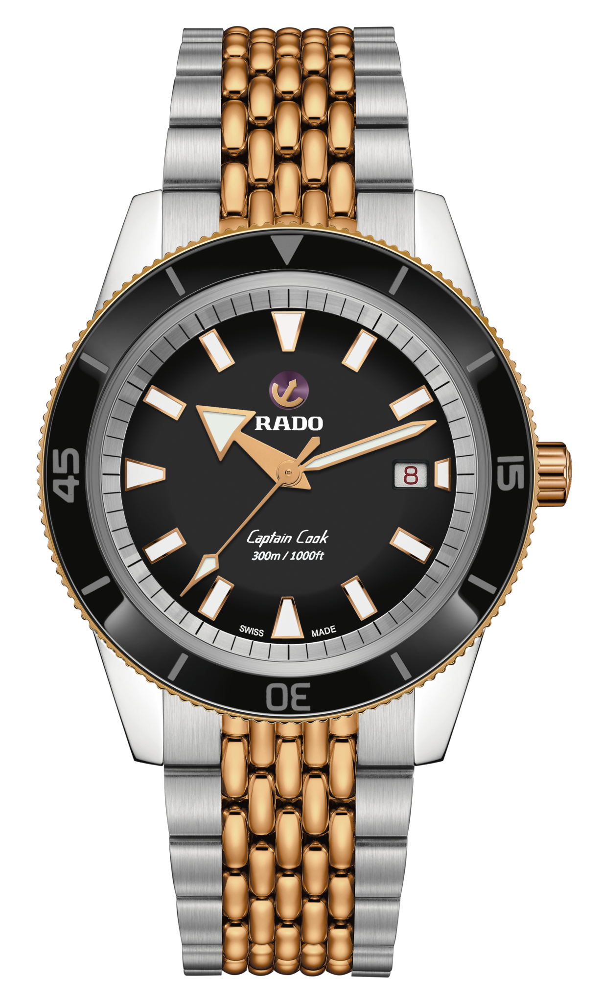 Captain Cook Automatic Stainless Steel Watch R32137203 | Rado® United ...
