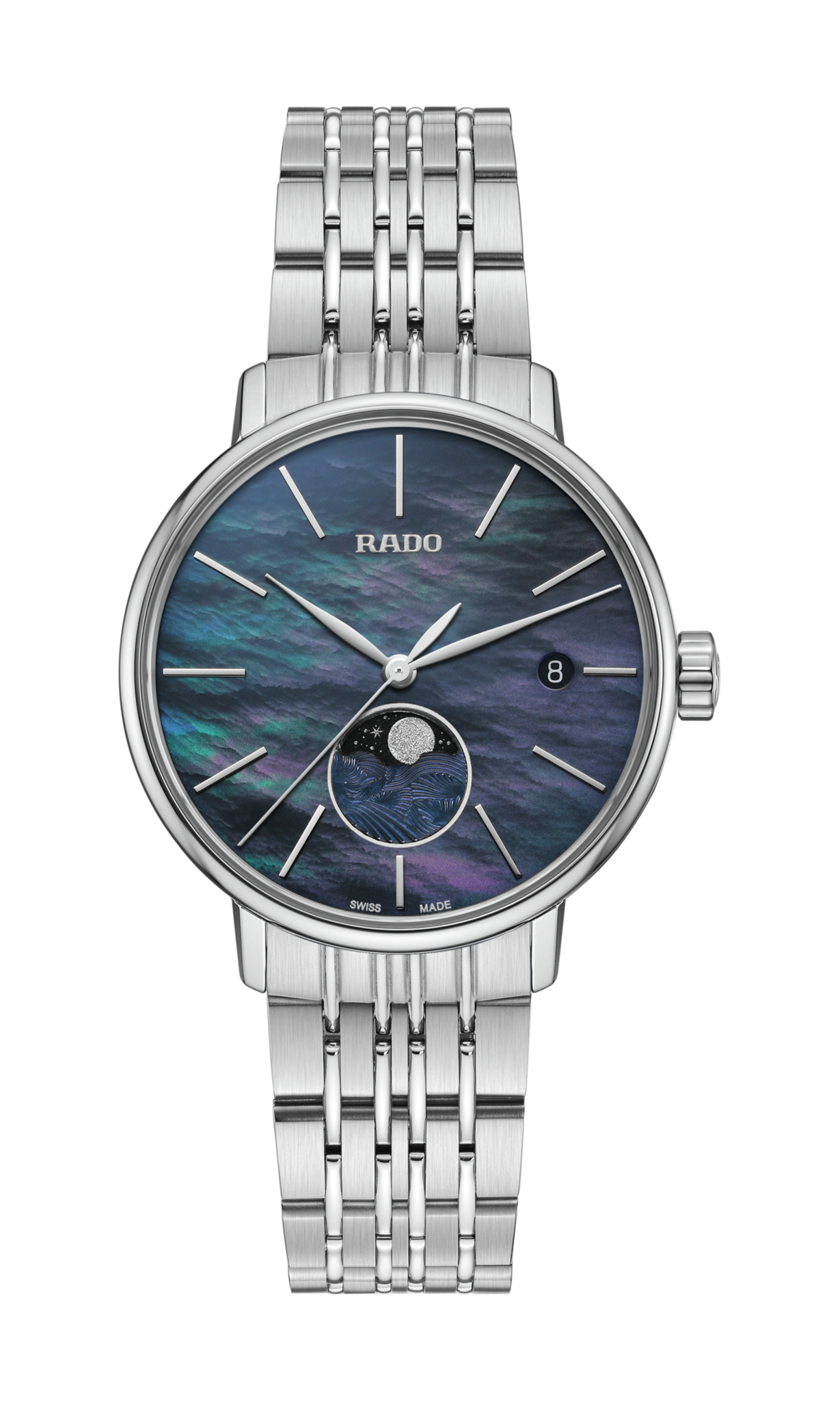 Coupole Diamonds Women Stainless Steel Watch R22883923 | Rado® Great ...