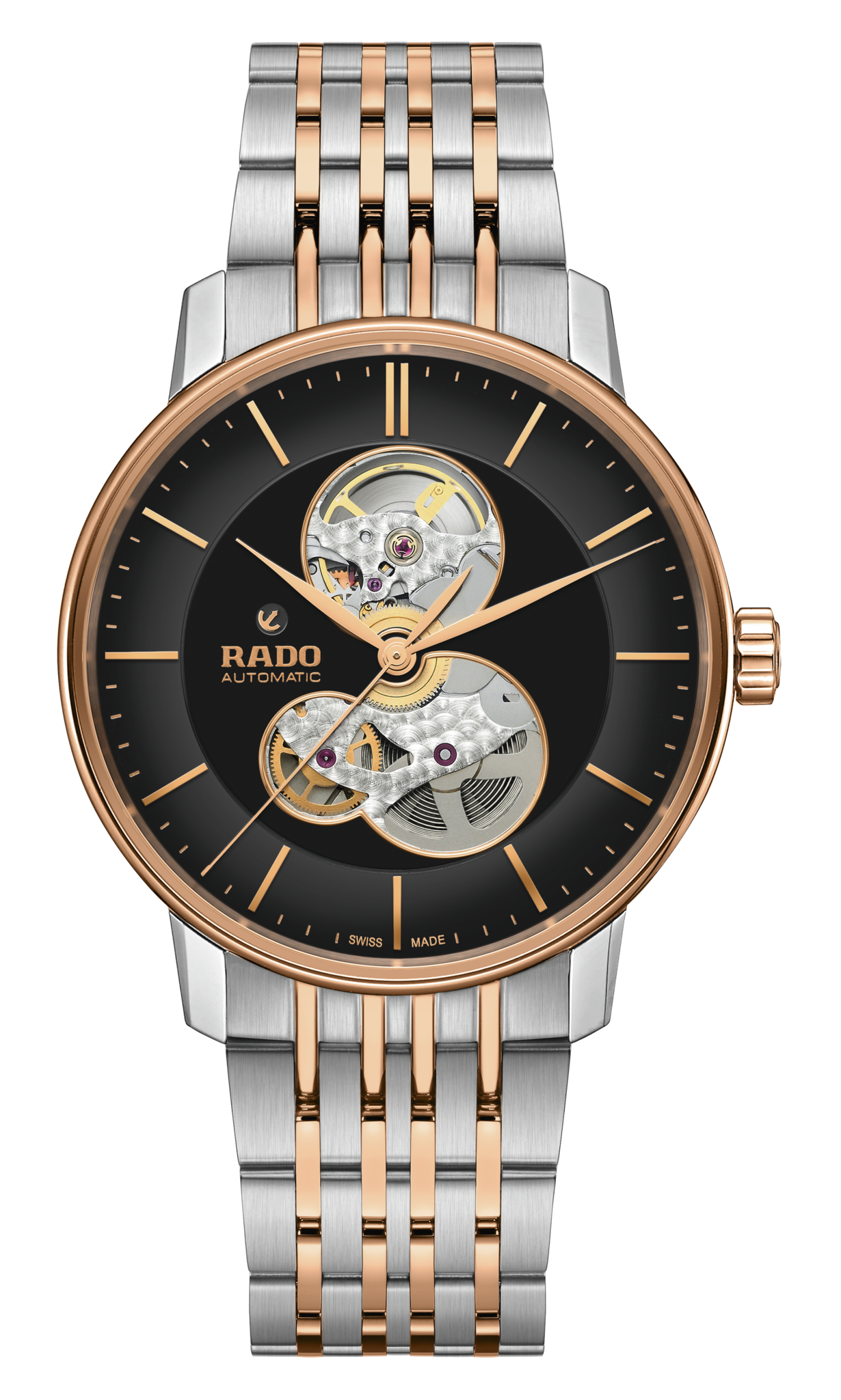 Coupole Automatic Power Reserve Stainless Steel Watch R22878045 | Rado ...