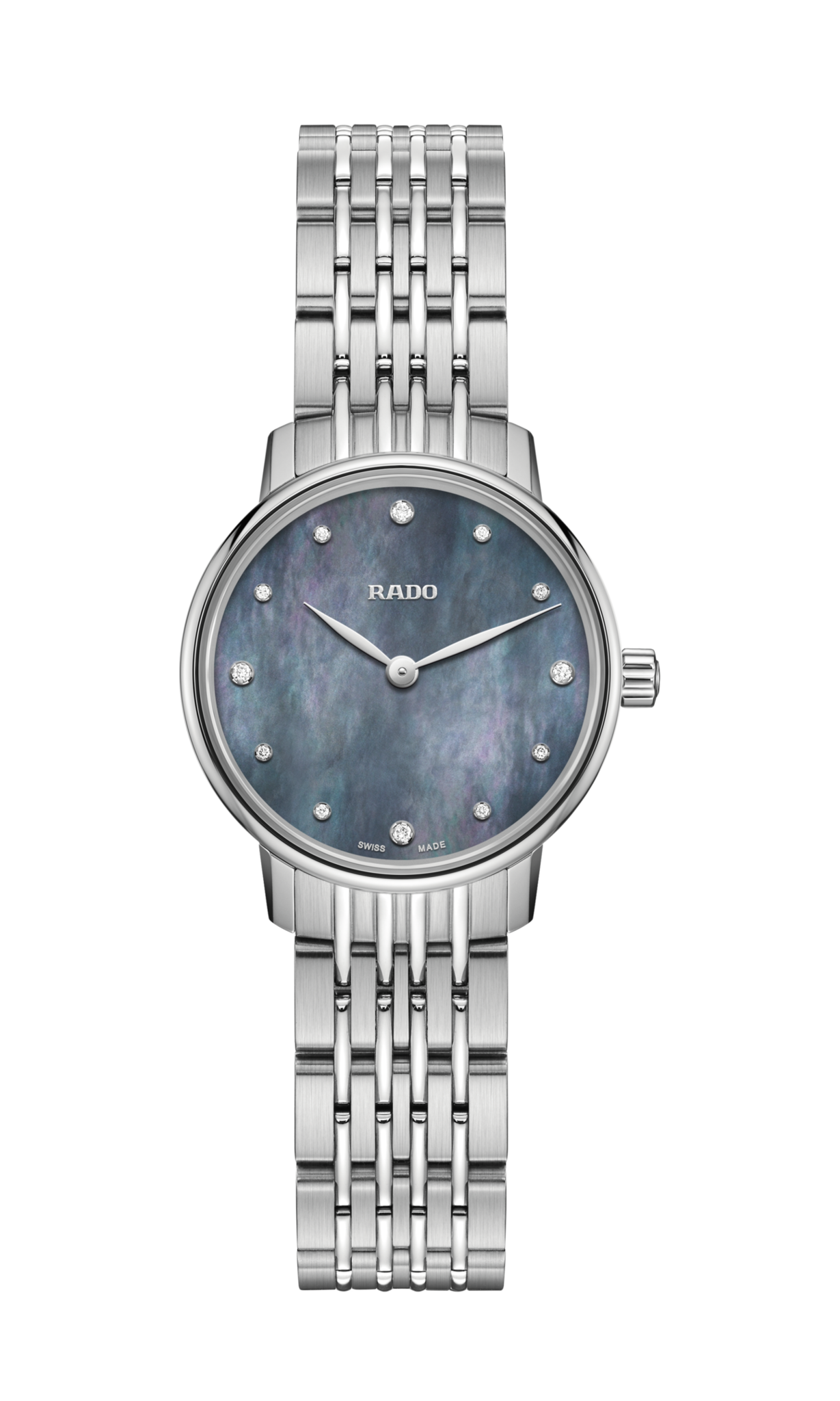 Coupole Diamonds Women Stainless Steel Watch R22883923 | Rado® Great ...