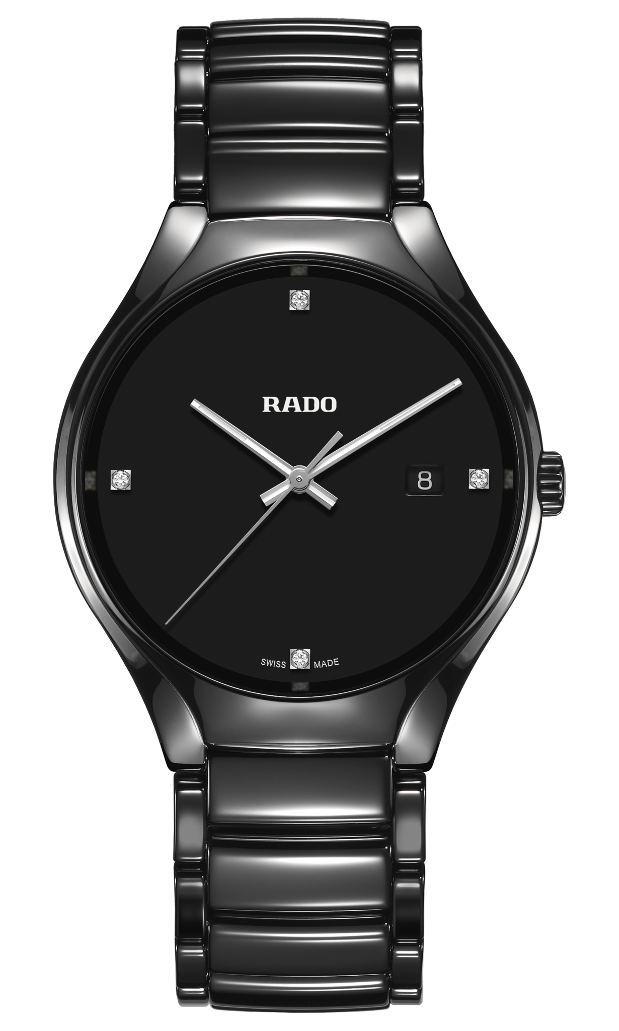 True Round Automatic Open Heart High-Tech Ceramic Watch R27107172 ...