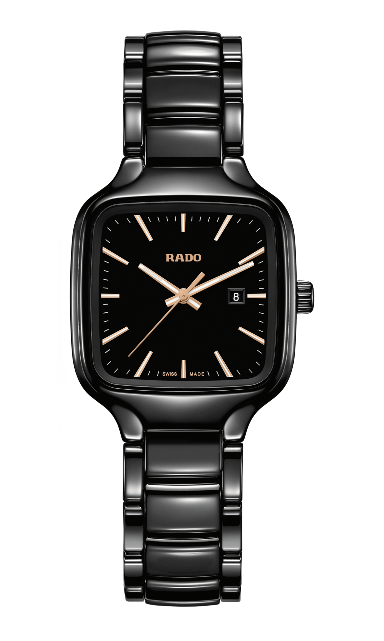 True Square Automatic Unisex High-Tech Ceramic Watch R27078172 | Rado ...