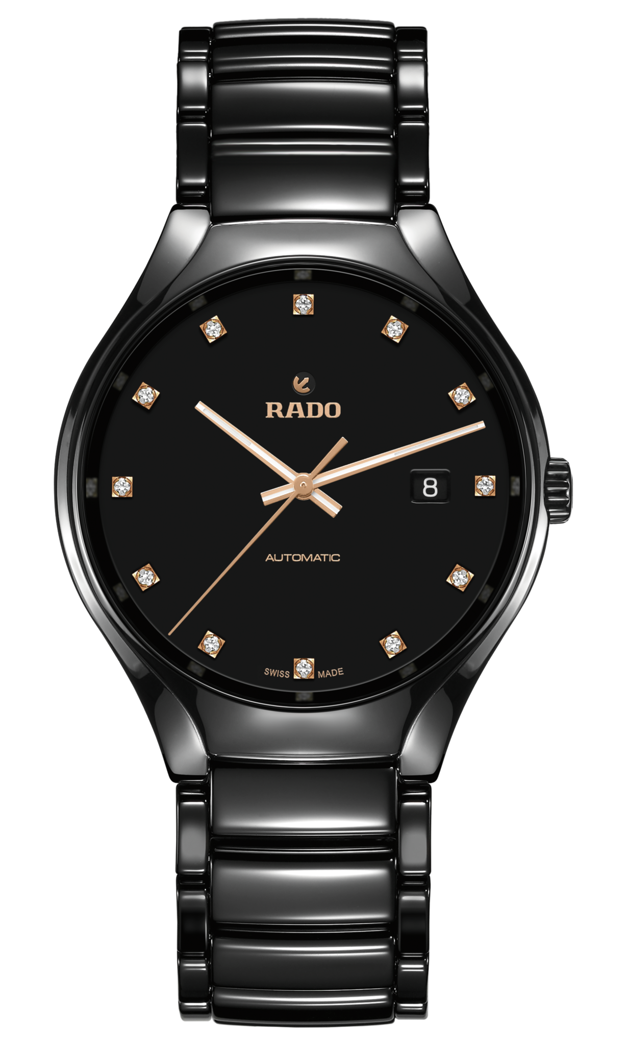 True Round Automatic Diamonds Unisex High-Tech Ceramic Watch R27056732 ...