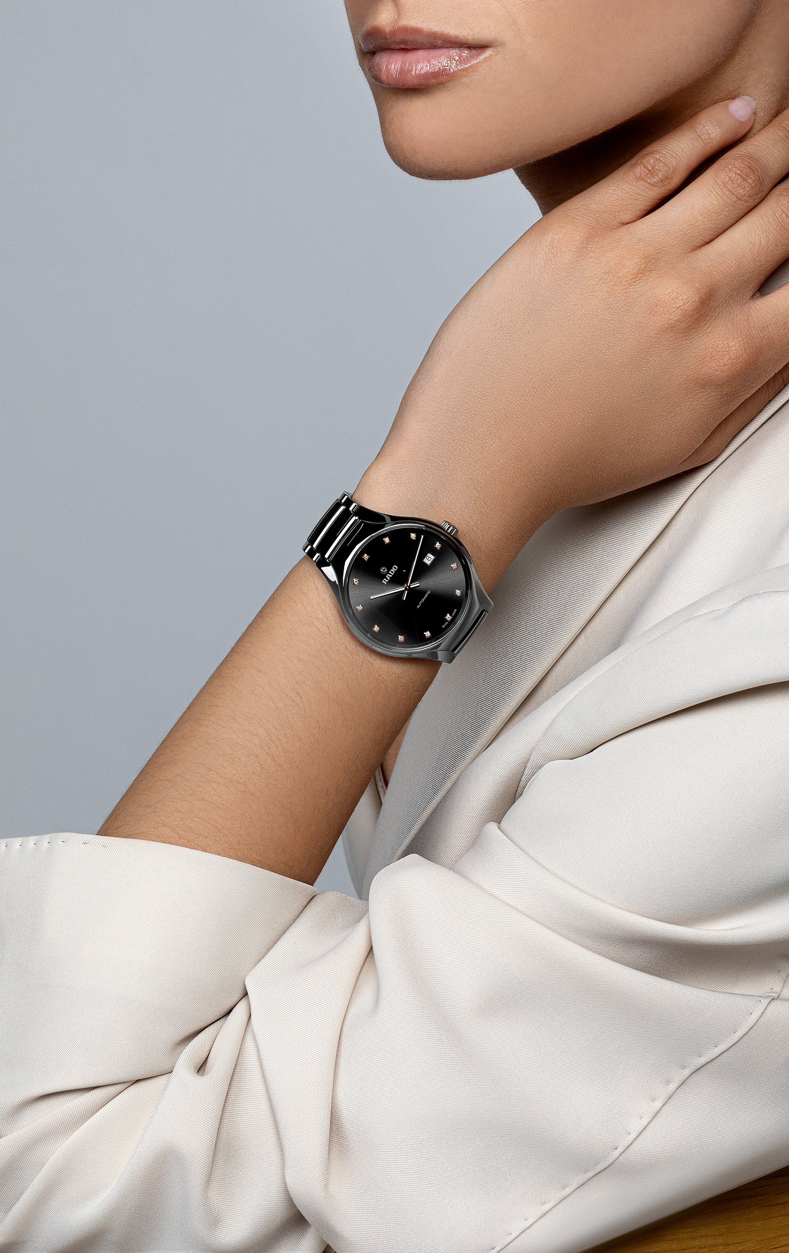 True Automatic Diamonds Plasma Hightech‑Keramik Uhr R27057732 | Rado ...