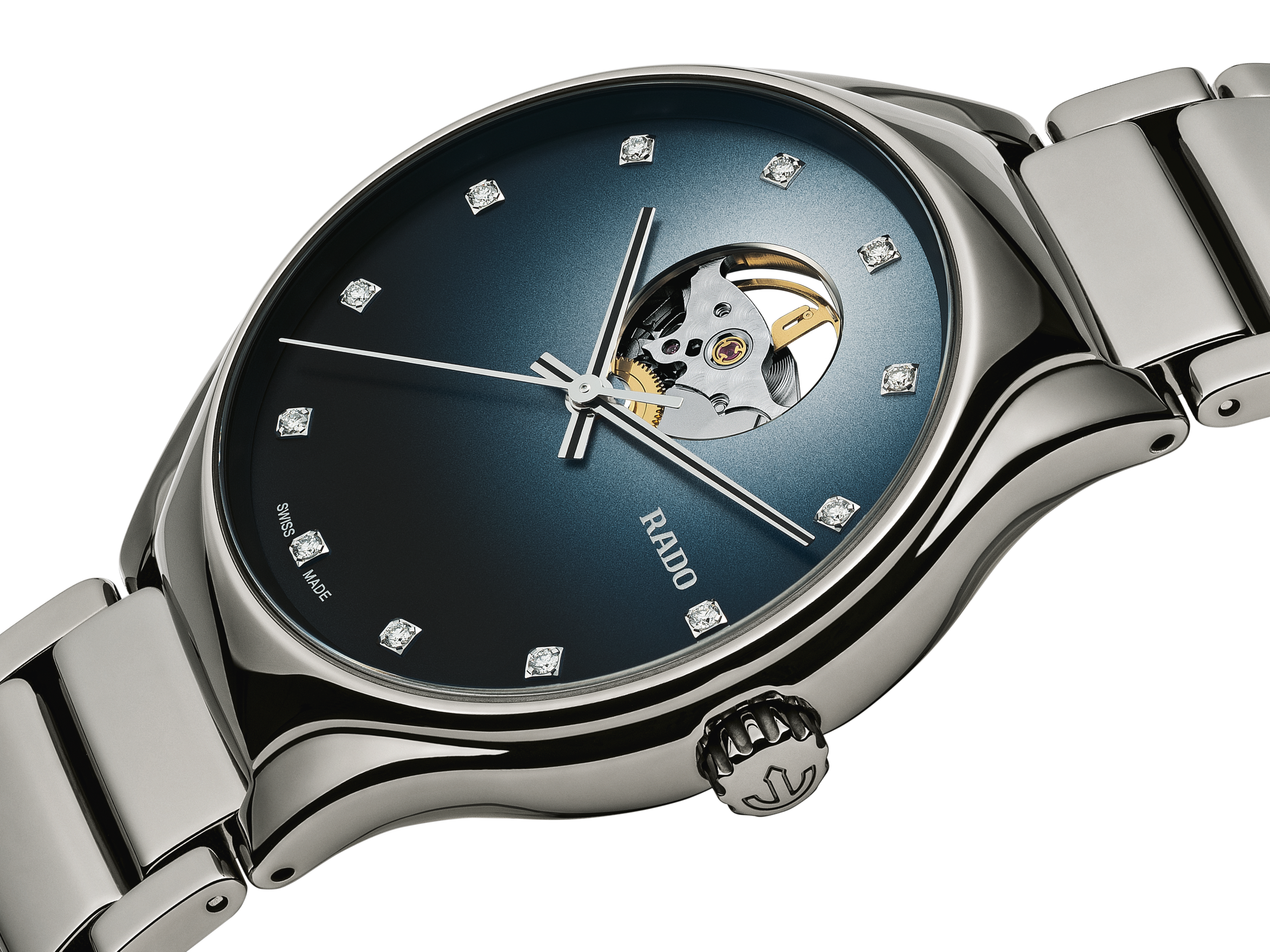 True Round Secret Diamonds Plasma High-Tech Ceramic Watch R27108732 ...