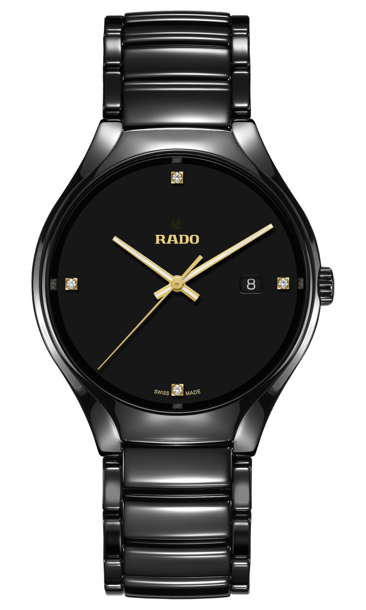 True Round Diamonds Unisex High-Tech Ceramic Watch R27238712 | Rado ...