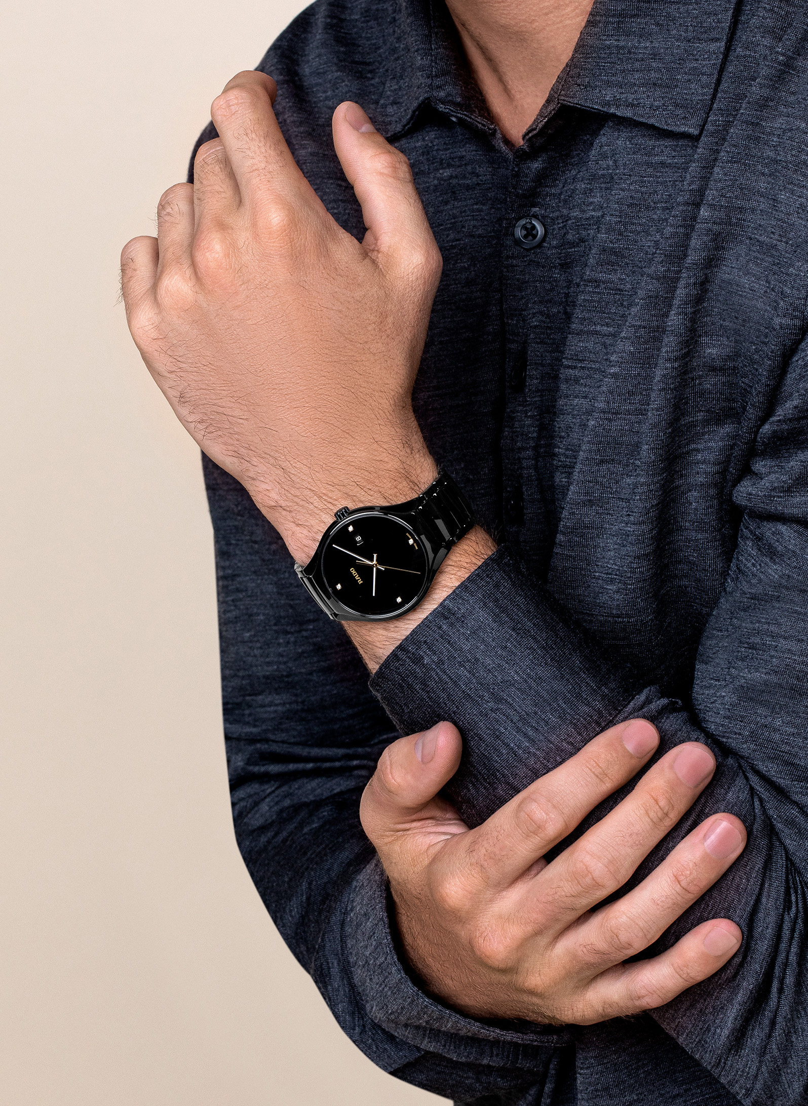 True Round Diamonds Unisex High-Tech Ceramic Watch R27238712 | Rado ...