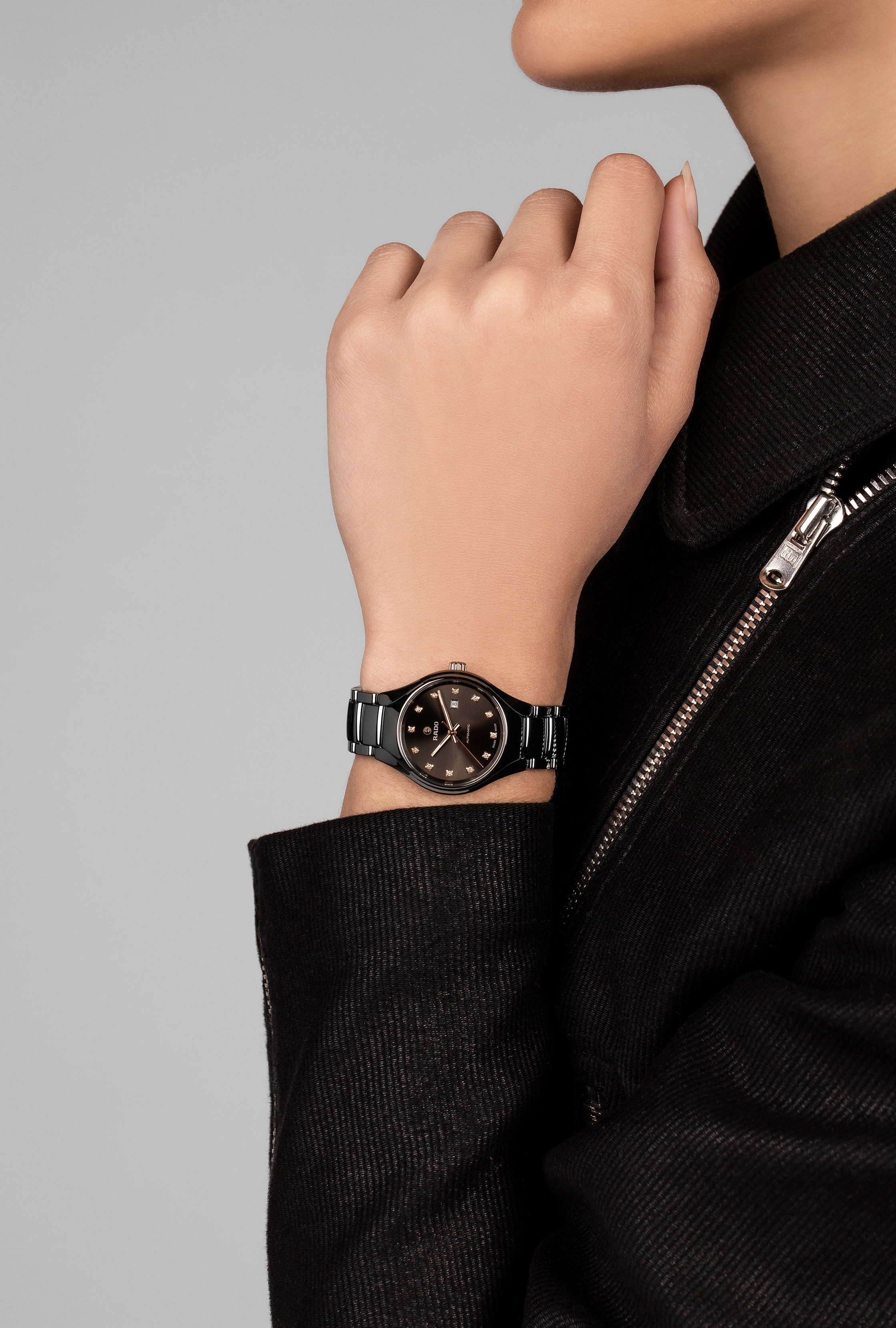 True Automatic Diamonds Plasma high-tech ceramic Watch R27243732 | Rado ...