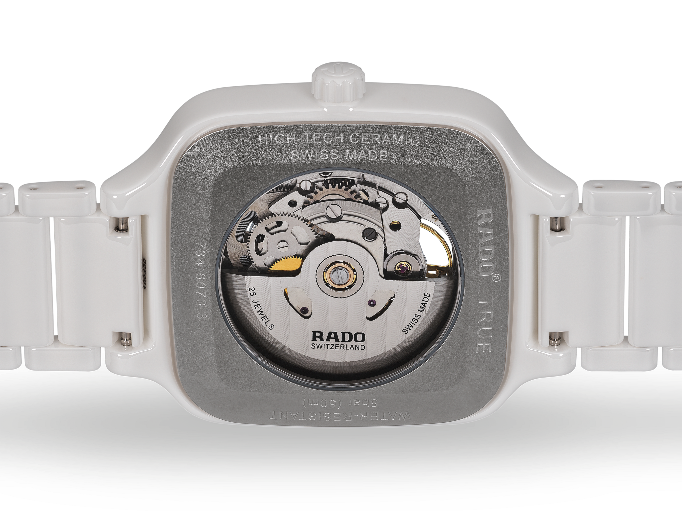 True Square Automatic Open Heart High-Tech Ceramic Watch R27073702 | Rado®