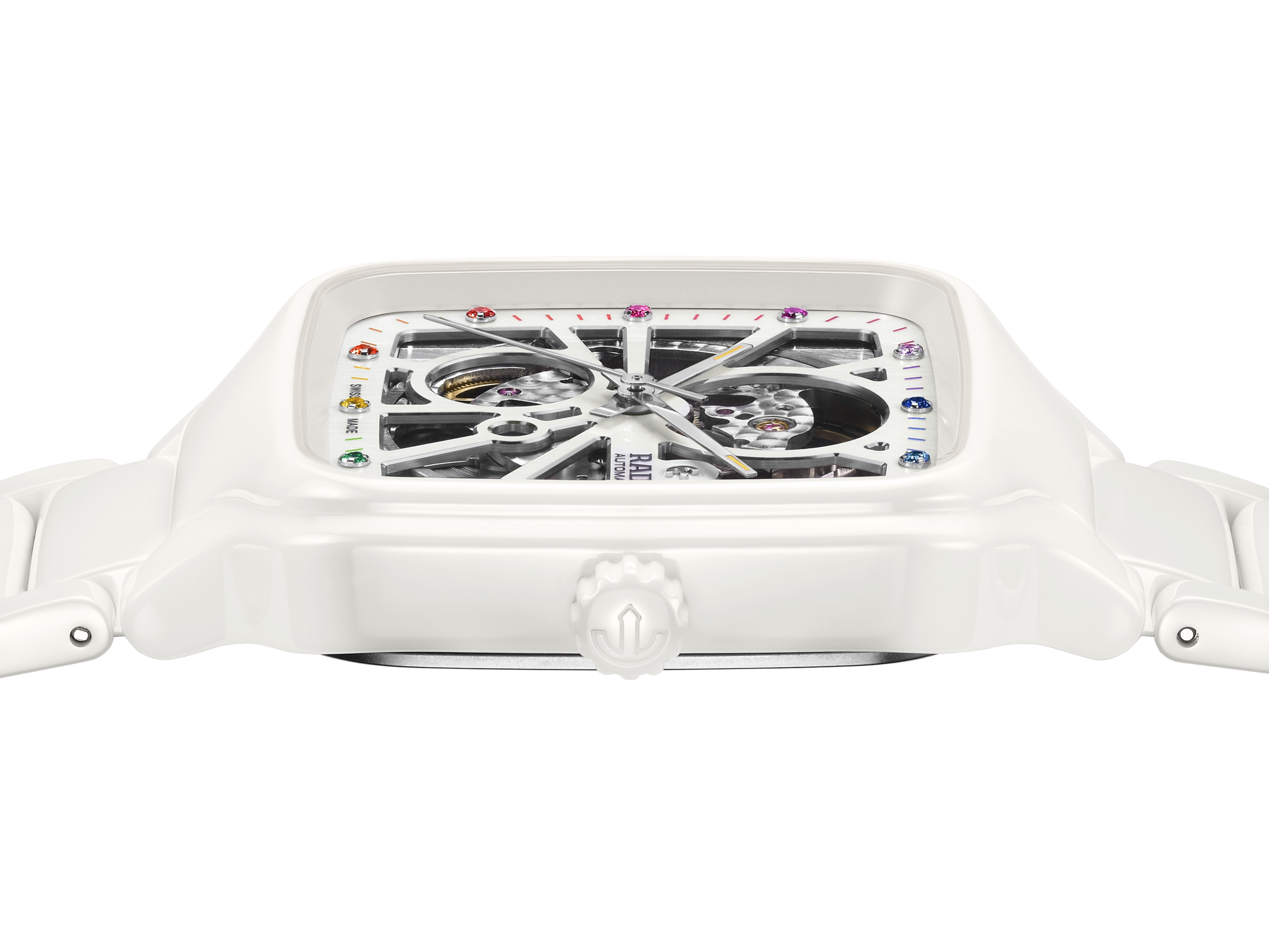 True Square Automatic Open Heart Hightech-Keramik Uhr R27073712 | Rado ...