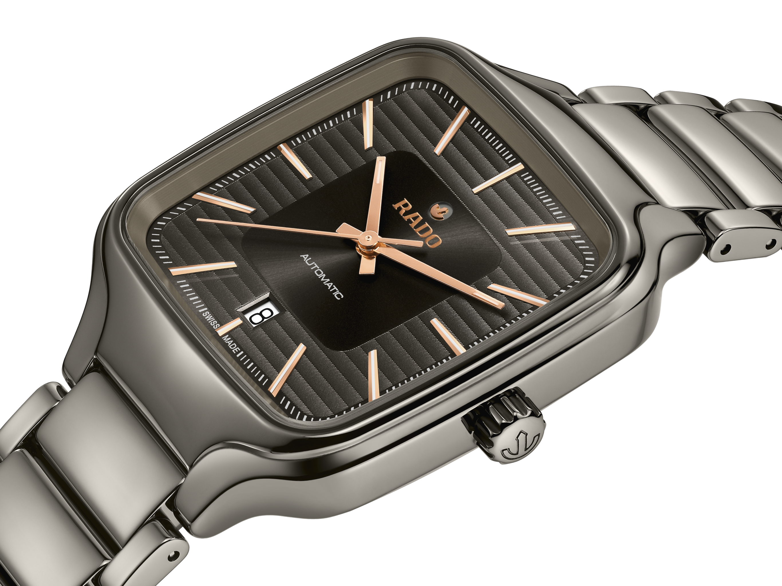 True Square Automatic Plasma High-Tech Ceramic Watch R27077102 | Rado ...