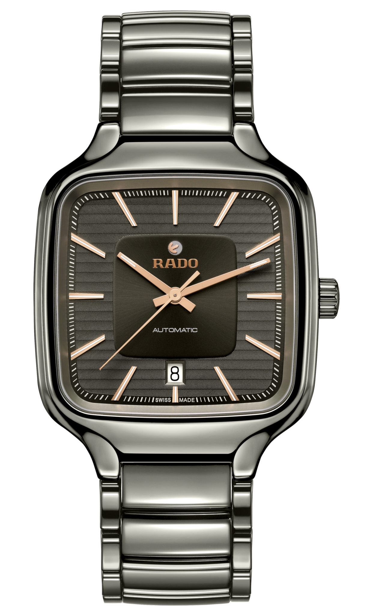 True Square Automatic Unisex Plasma High-Tech Ceramic Watch R27077102 ...