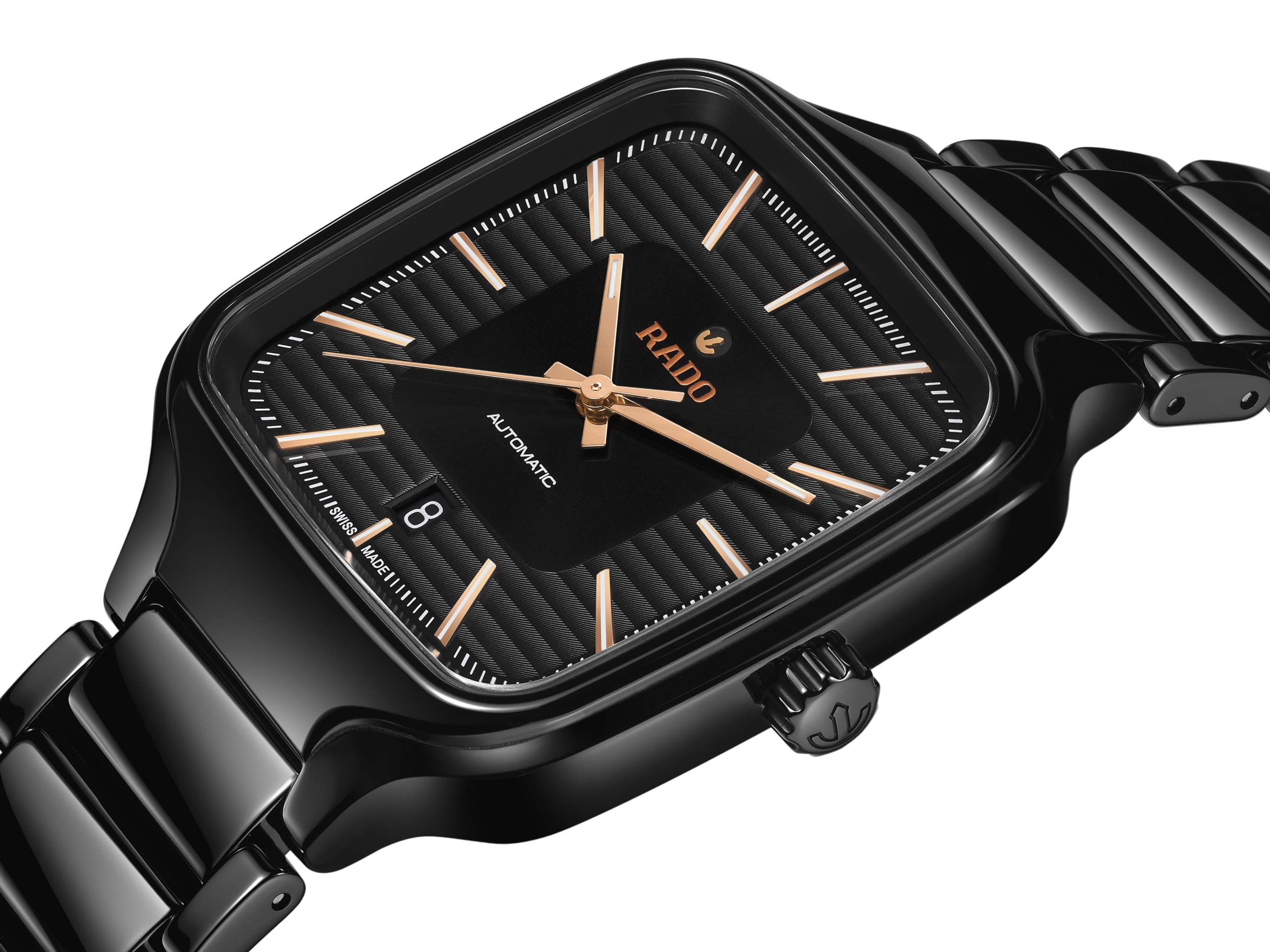 True Square Automatic High-Tech Ceramic Watch R27078172 | Rado® United ...