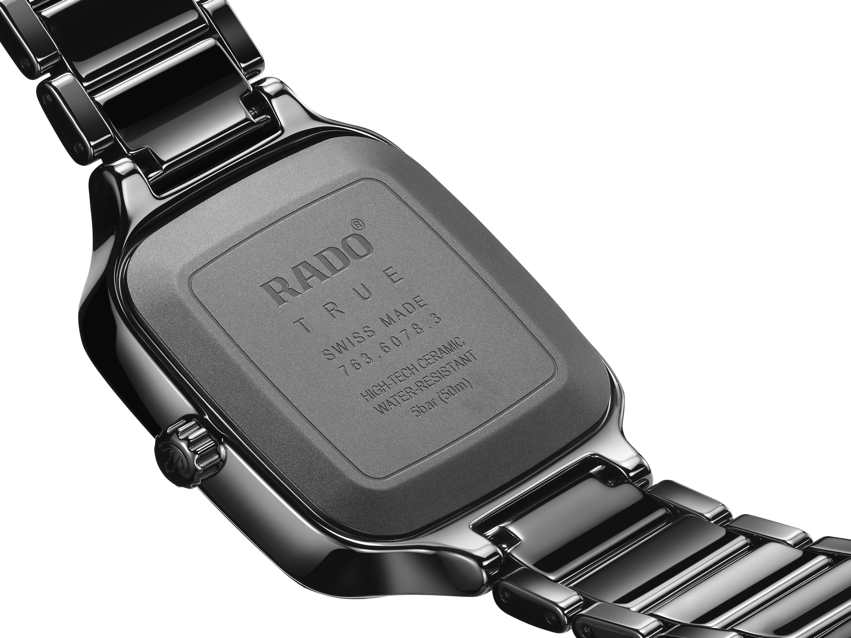 True Square Automatic High-Tech Ceramic Watch R27078172 | Rado® United ...