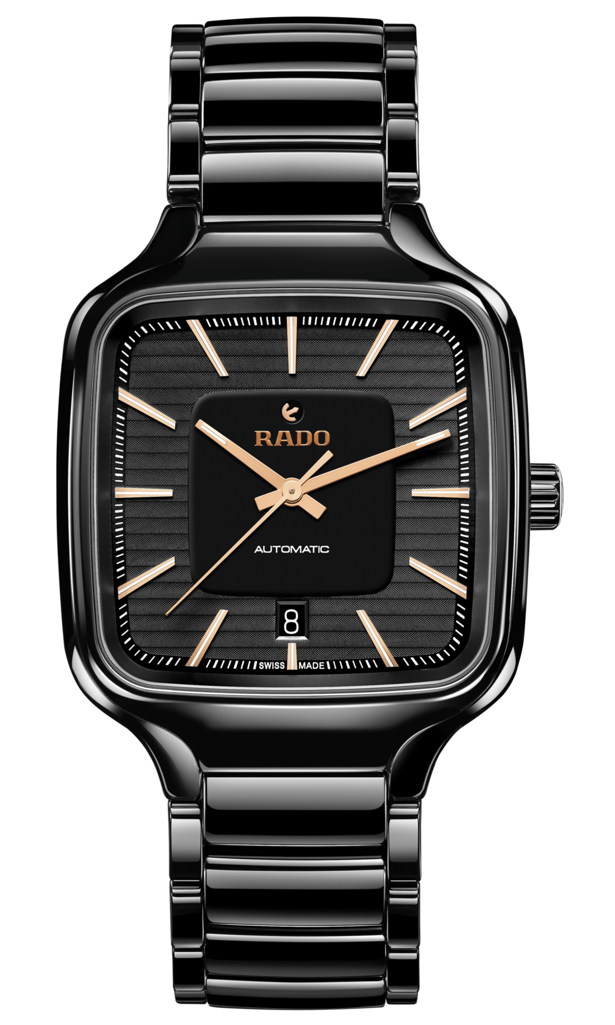 True Square Automatic Unisex High-Tech Ceramic Watch R27078172 | Rado ...