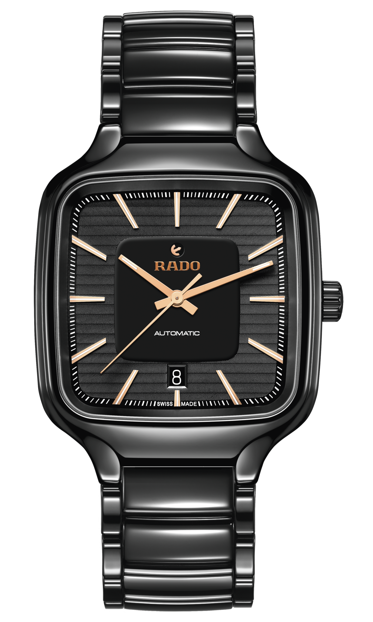 True Square Automatic Plasma High-Tech Ceramic Watch R27077102 | Rado ...