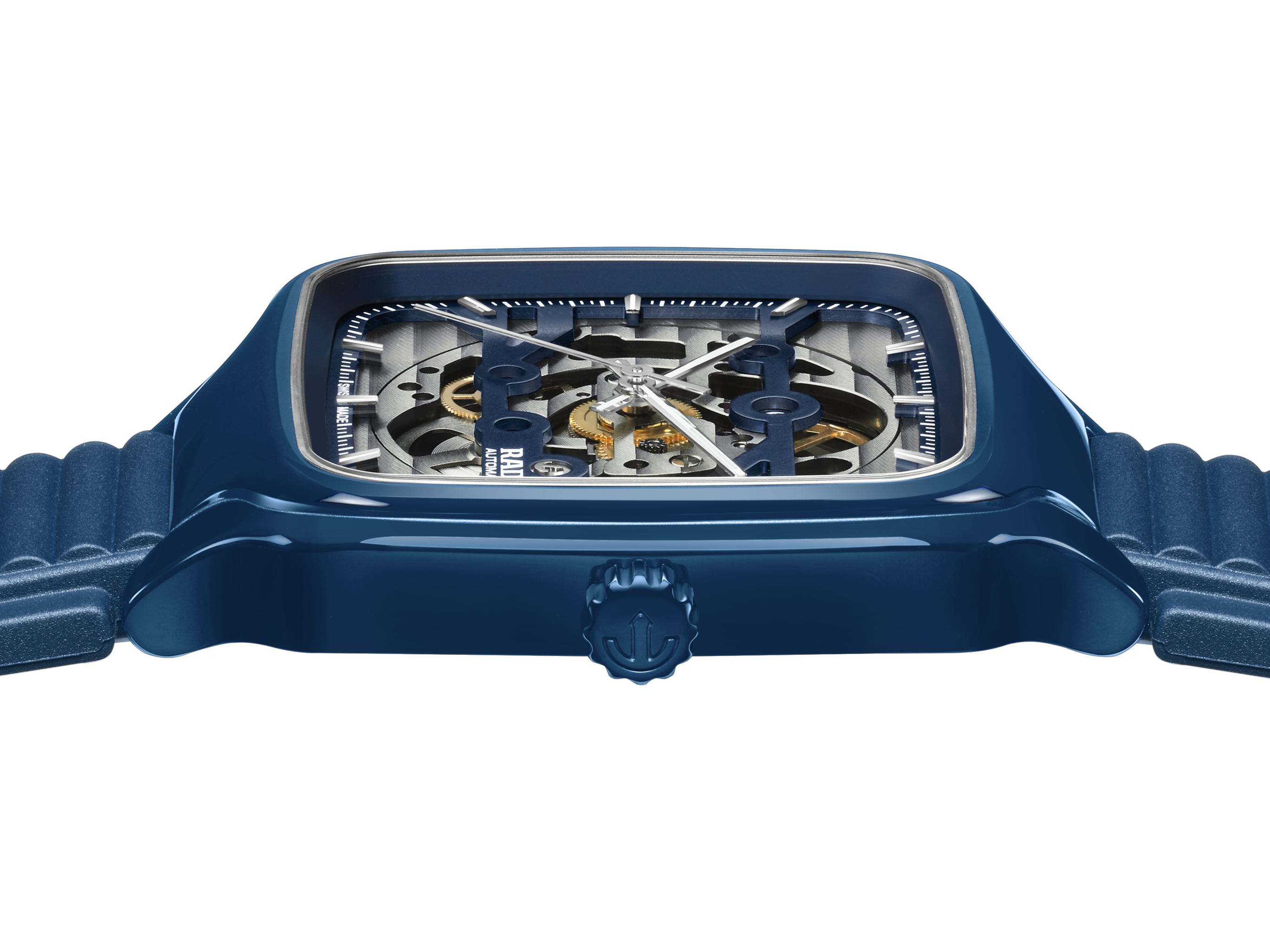 True Square Automatic Skeleton High-Tech Ceramic Watch R27178205 | Rado®
