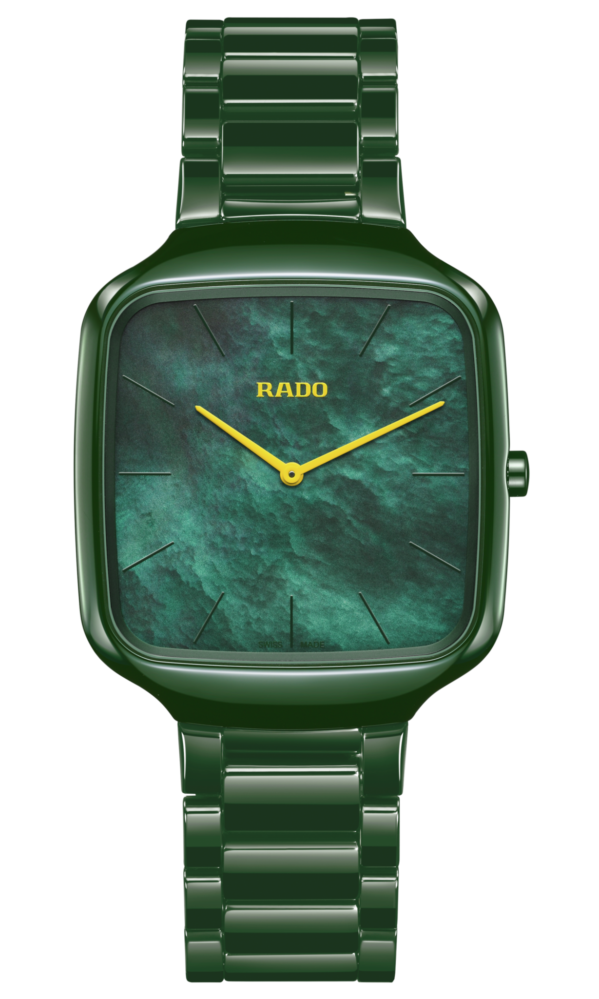 True Square Thinline Unisex High-Tech Ceramic Watch R27047902 | Rado® India