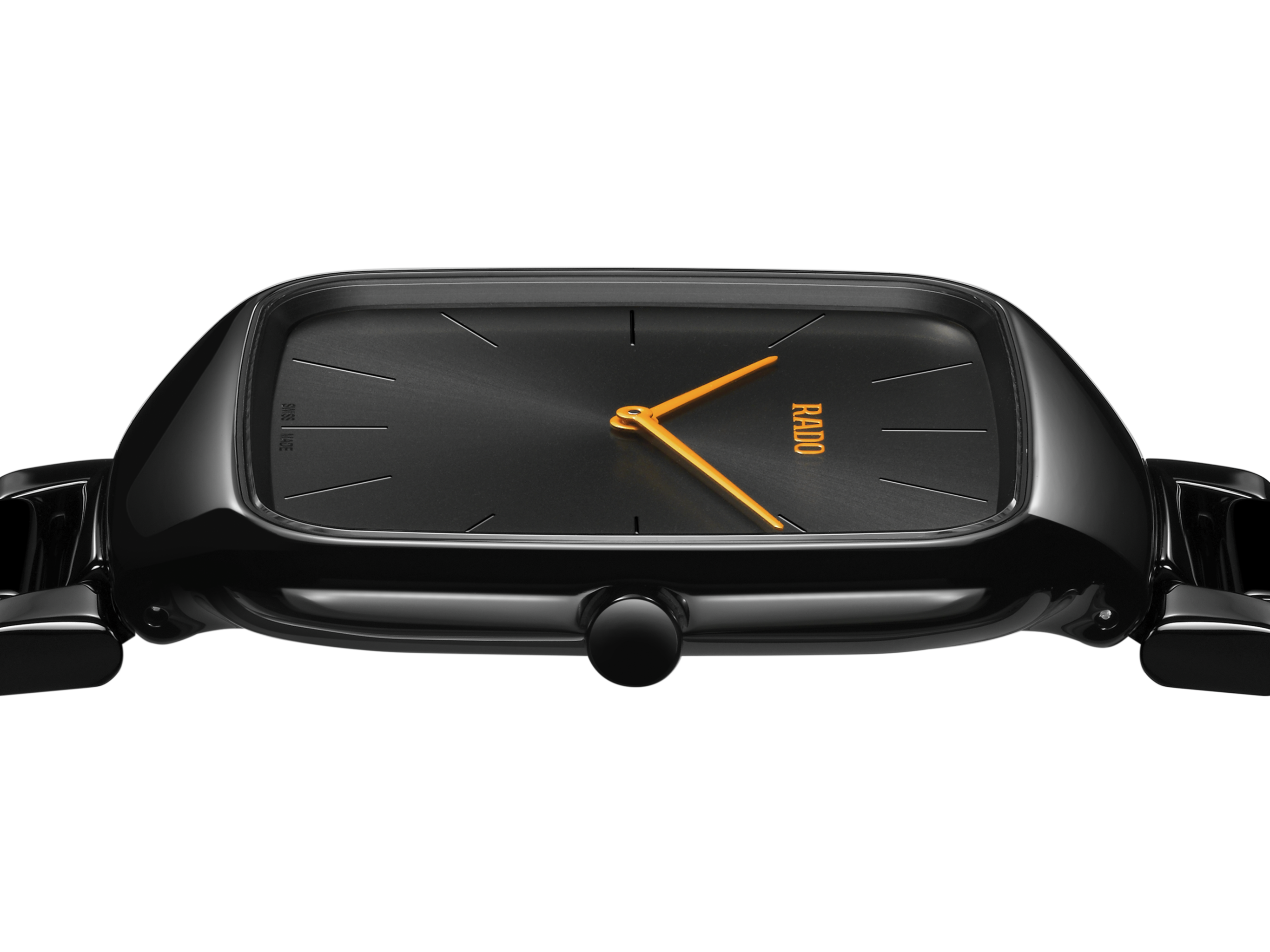 True Square Thinline Unisex High-Tech Ceramic Watch R27054162 | Rado ...