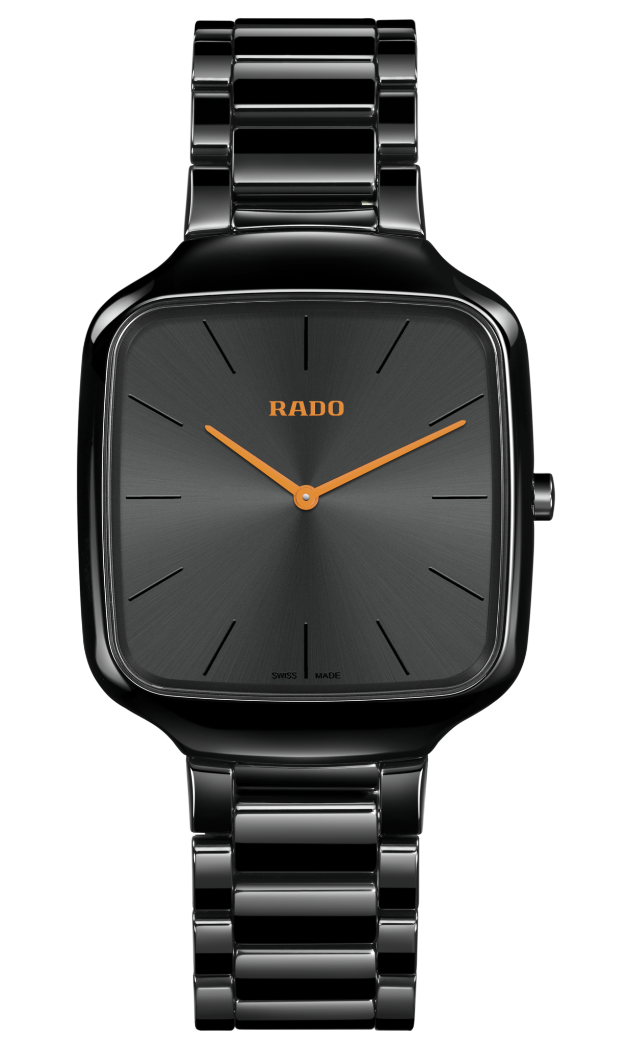 True Square Thinline Unisex High-Tech Ceramic Watch R27054162 | Rado ...