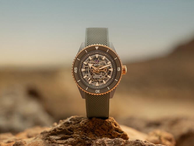 Captain Cook High-Tech Ceramic Skeleton Men High-Tech Ceramic Watch ...