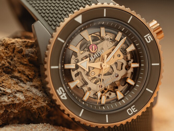 Captain Cook High-Tech Ceramic Skeleton Men High-Tech Ceramic Watch ...