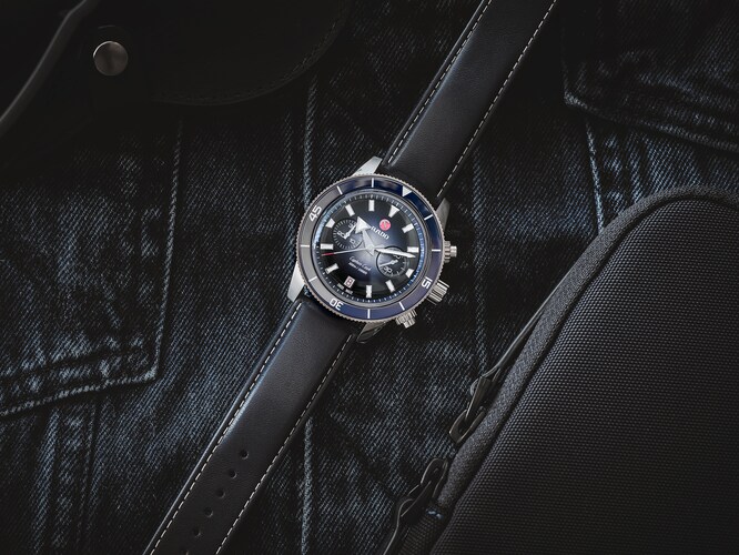 Captain Cook Automatic Chronograph Men Stainless Steel Watch R32145208 ...