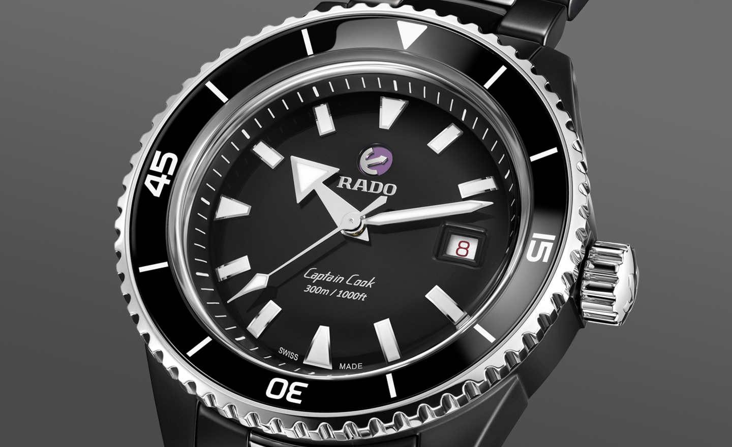 Captain Cook High-Tech Ceramic Diver Watch | RADO®