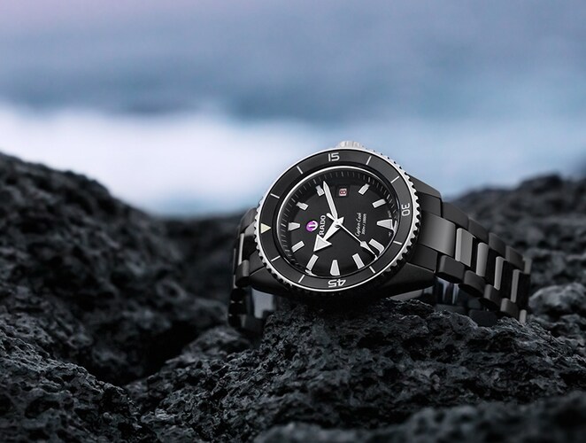 Captain Cook High-Tech Ceramic Diver Men High-Tech Ceramic Watch ...