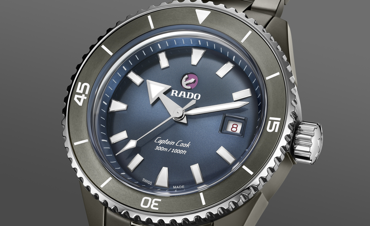 Captain Cook High-Tech Ceramic Diver - Cameron Norrie | RADO®