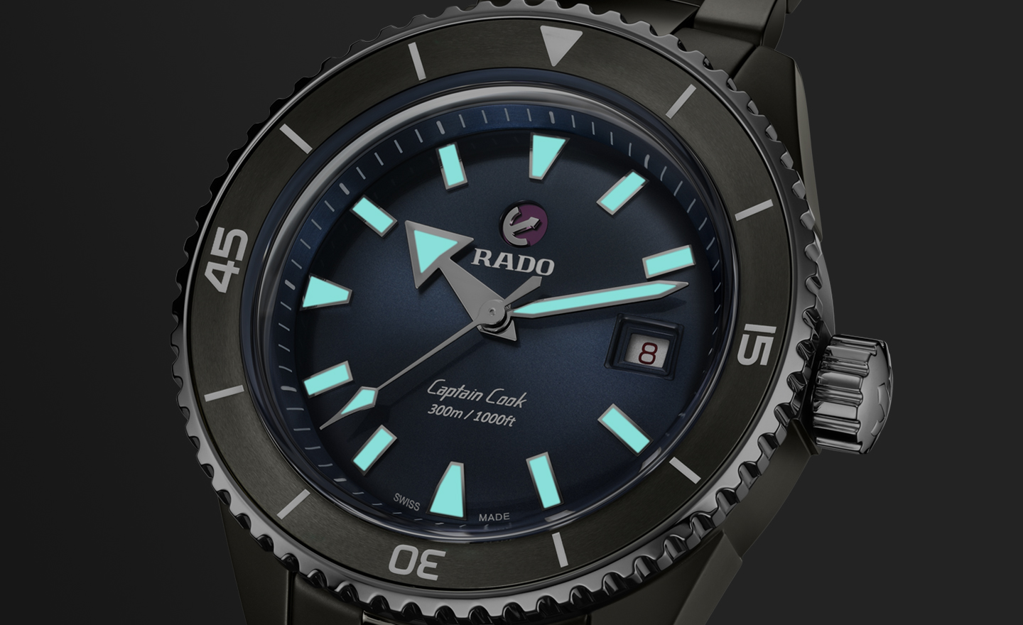 Captain Cook High-Tech Ceramic Diver Watch | RADO®