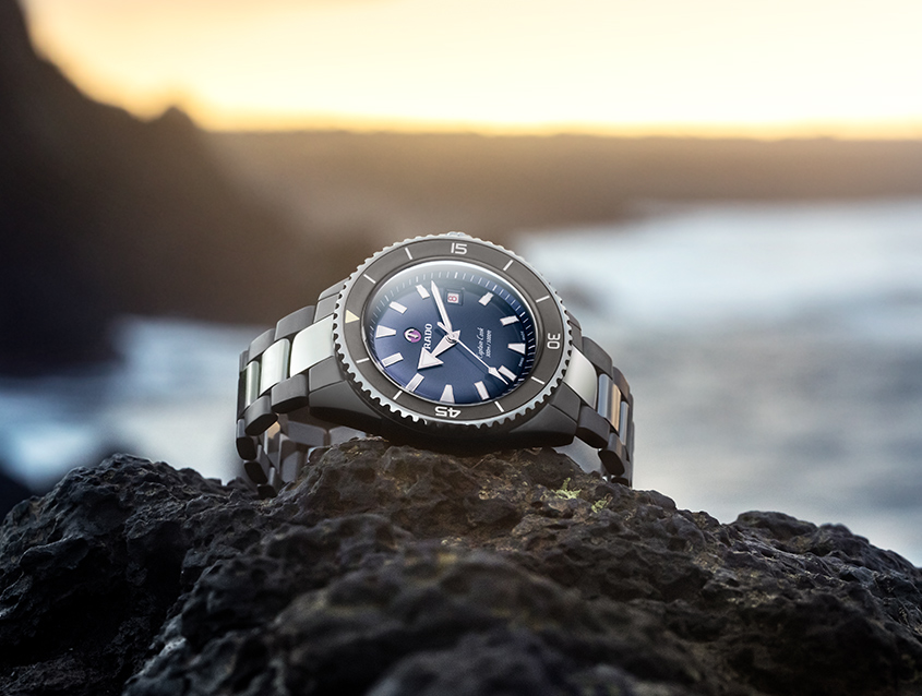 Captain Cook High-Tech Ceramic Diver Men Plasma High-Tech Ceramic Watch ...