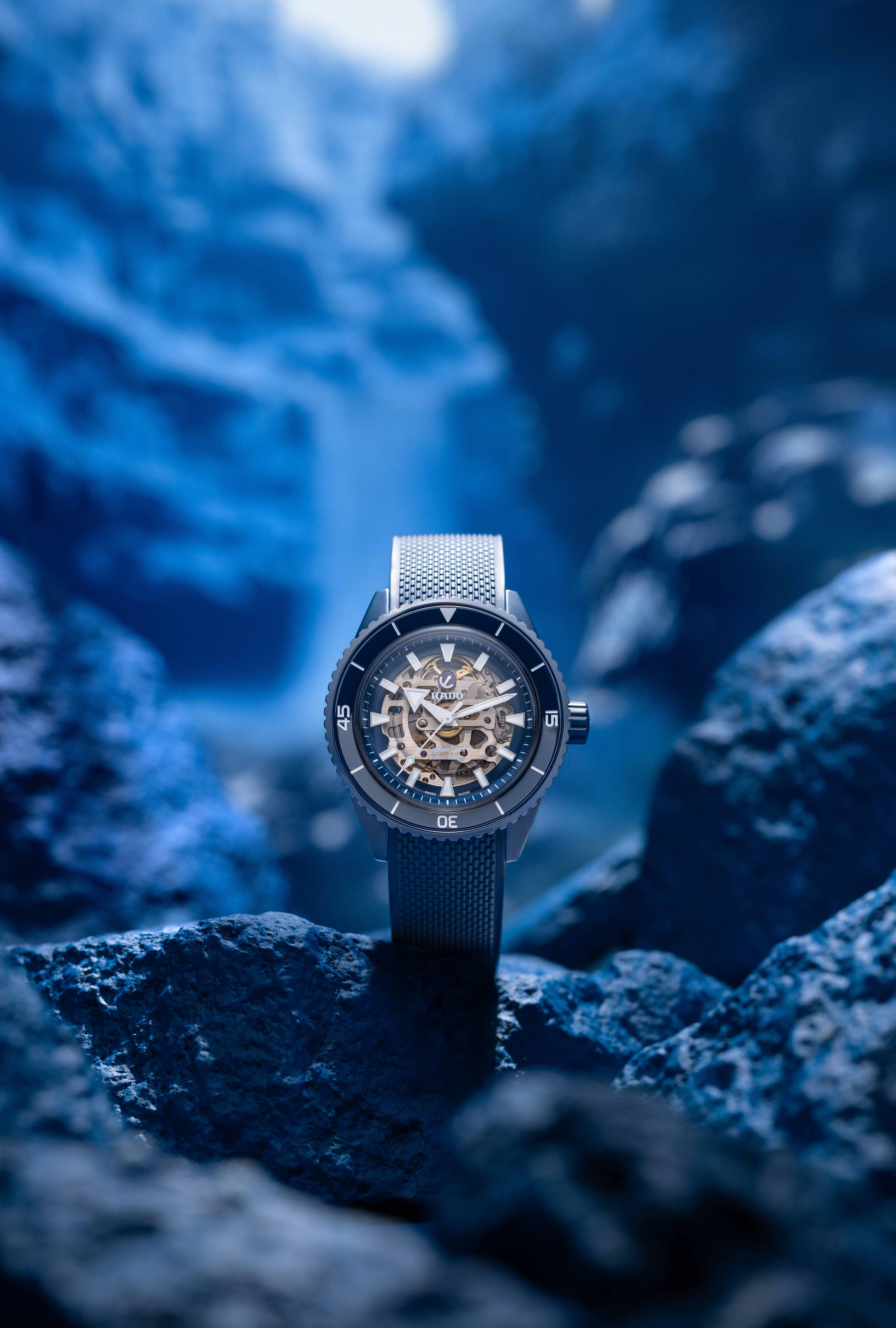 Captain Cook High-Tech Ceramic Skeleton Men High-Tech Ceramic Watch ...