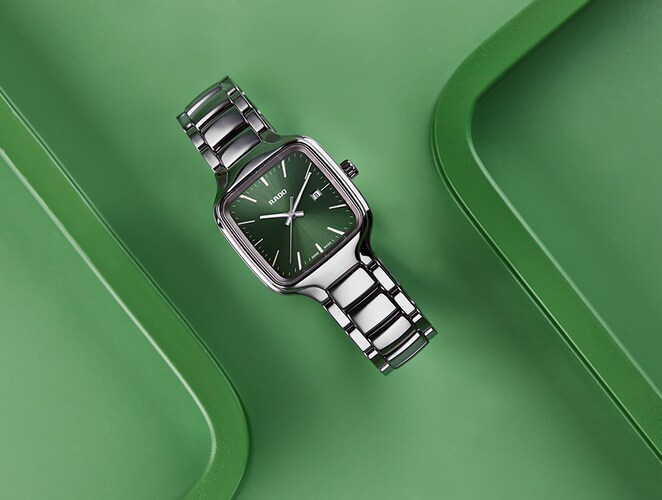 True Square Automatic Unisex Plasma High-Tech Ceramic Watch R27077312 ...