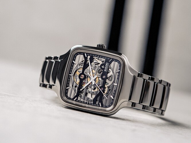 True Square Automatic Skeleton Unisex Plasma High-Tech Ceramic Watch R27125152 | Rado® Hong Kong