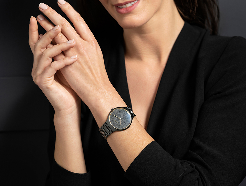 True Round Thinline Unisex High-Tech Ceramic Watch R27009152 | Rado ...