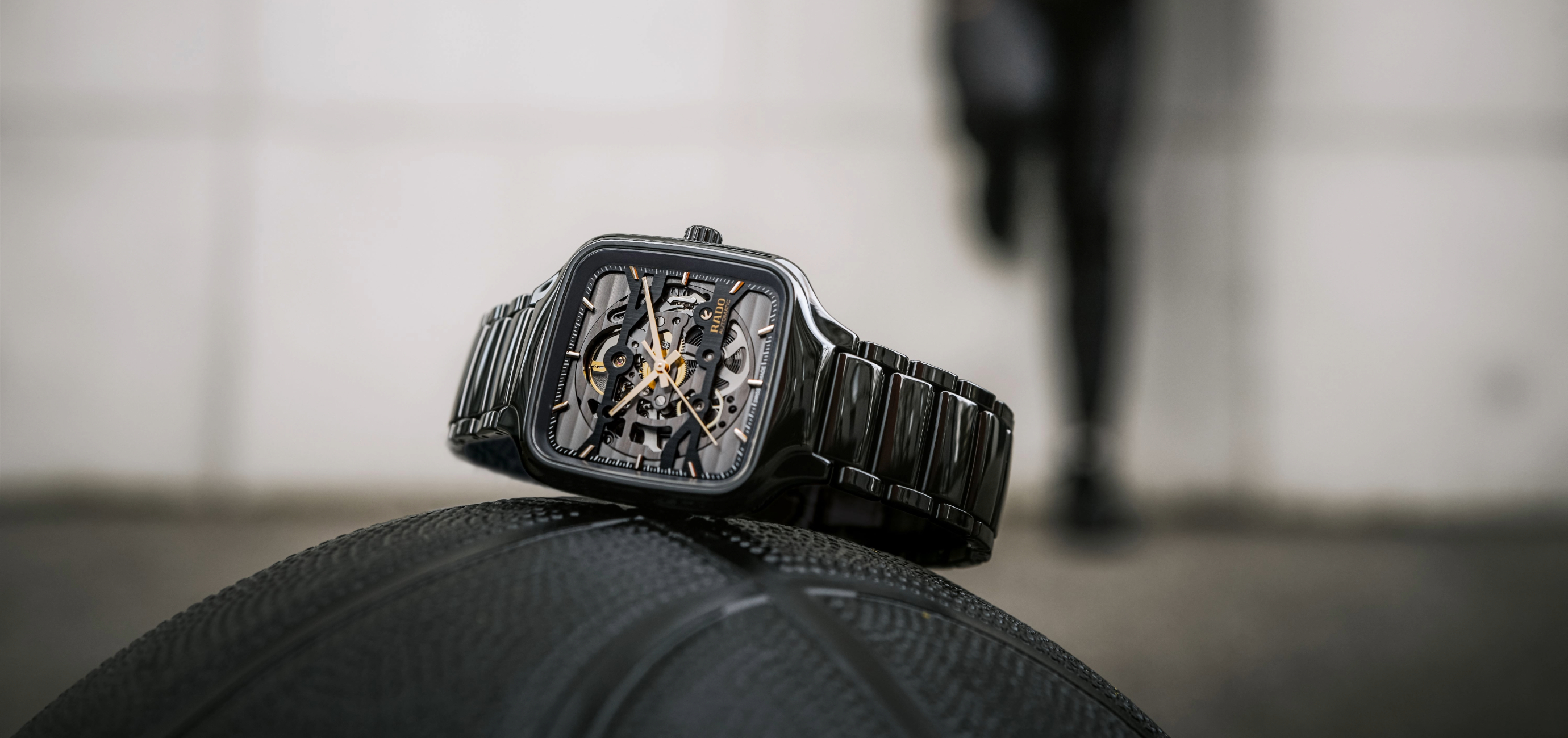 True Square Automatic Skeleton Unisex High-Tech Ceramic Watch R27124162 ...