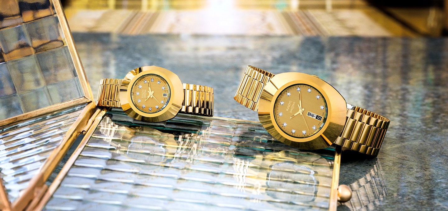 Gold-coloured watches | RADO®